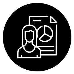 Woman Statics Analysis Performance Document Chart Progress Svg Png Icon Free Download 511433