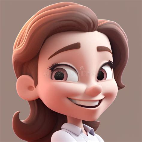3d Cartoon Character Woman Ai Stock Illustrations 4402 3d Cartoon