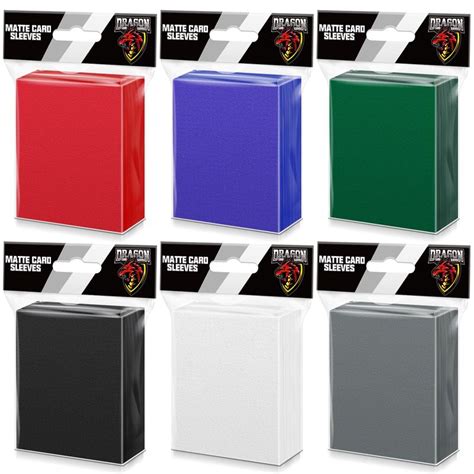600pcs Card Sleeves For Collectable Gaming Cards Matte Card Protectors