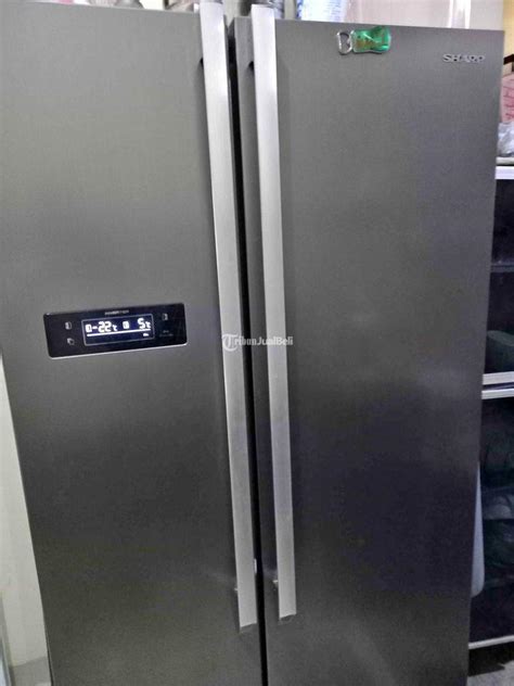 Kulkas Sharp Side By Side Second Pemakaian Baru 6 Bulan Masih Garansi