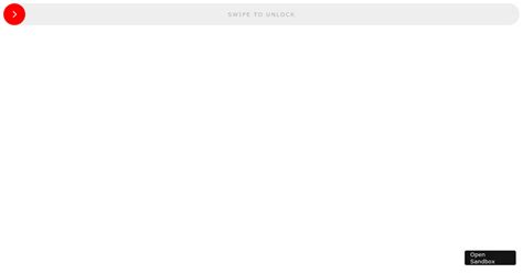 React Swipe Button Examples CodeSandbox