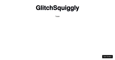React Glitch Effect Examples Codesandbox React Glitch Effect Examples Codesandbox