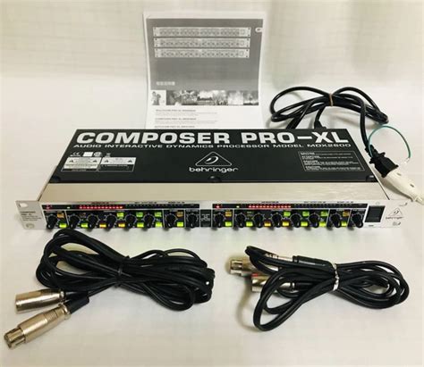 Used Behringer Composer Pro Xl Mdx2600 Compressor Limiter Expander Gate 63689 Picclick Au