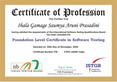 Saumya Aruni On Linkedin Certifiedtester Istqb Istqbcertified Softwaretesting Selflearning