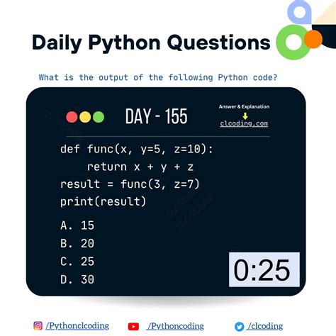 Python Coding On Linkedin Python Coding Challenge Day 155 What Is The Output Of The