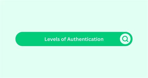 Levels Of Authentication Kickstart Digital