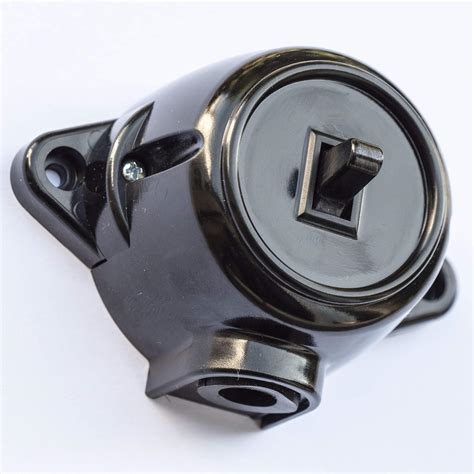 Atr Switch Scheme 6 Deviator Switch Surface Mounted Rotary Switch 6 Way 10a 250v Ip20 Black