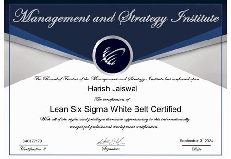 Harish Jaiswal Cpc On Linkedin Glad To Share Certified With Six