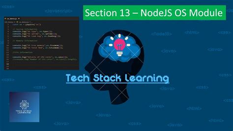 Nodejs Section 13 Node Os Module Nodejs Beginners Simple