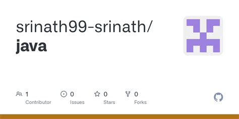 Github Srinath Srinath Java