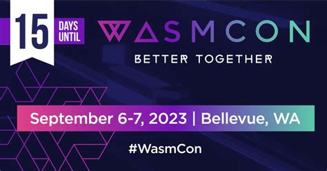 The Linux Foundation On Linkedin Wasmcon Wasm Webassembly