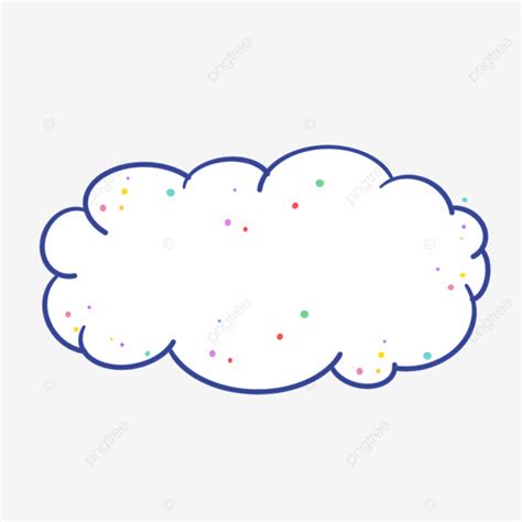 구름 스타일 말풍선 대화 막대 표제 제목 상자 Png 일러스트 및 Psd 이미지 무료 다운로드 Pngtree