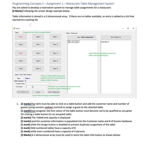 Solved Programming Concepts Ii Assignment 1 Restaurant