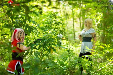 Senju Tsunade And Haruno Sakura Cosplay Com Imagens