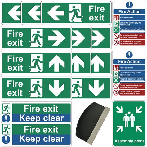 Fire Safety Symbols And Meanings Hotel Fire Action Sign Guest House