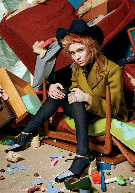 Grimesclaire Boucher Grimes Photoshoot Grimes Modeling Grimes Magazine