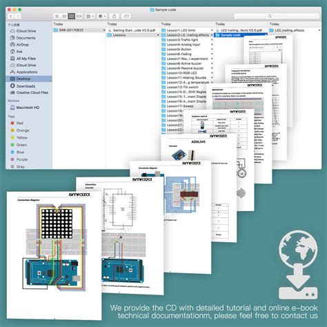 Smraza Complete Starter Kit For Arduino Mega 2560 With Tutorial Lcd16