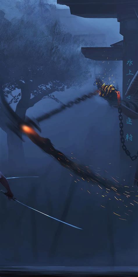 Завантажити шпалери на робочий стіл ПК Самурай Фантазія Боротьба безкоштовно 932064