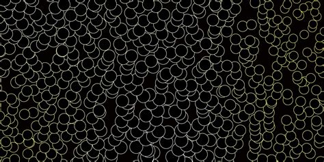 Dark Yellow Vector Layout With Circle Shapes Abstract Colorful Disks On Simple Gradient