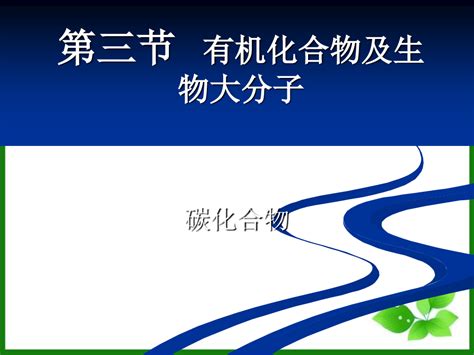 有机化合物及生物大分子ppt课件 浙教版word文档在线阅读与下载无忧文档