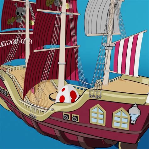 Onepiece Ship Gol D Roger S Ship Oro Jackson 3d Model Cgtrader