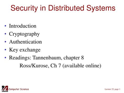 Ppt Security In Distributed Systems Powerpoint Presentation Free