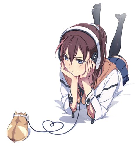 Shared Headphones Danbooru