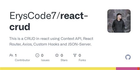 Github Eryscode7react Crud This Is A Crud In React Using Context