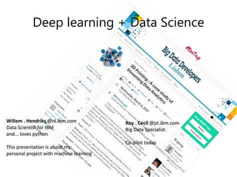 Deep Learning Using Tensorflow And Data Science Experience PPT