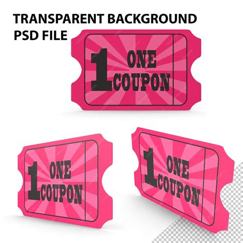 Premium Psd Pink Discount Coupon