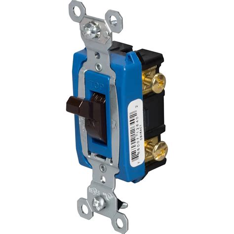 15a 120 277v Commercial Spec Grade Toggle Switch Single Pole Brown