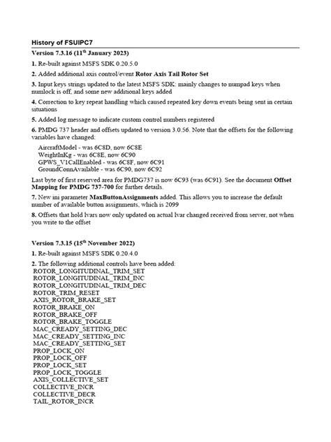 Fsuipc7 History Pdf Parameter Computer Programming Computer