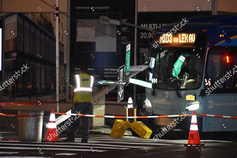 Mta Bus On M Route Attempted Editorial Stock Photo Stock Image Shutterstock
