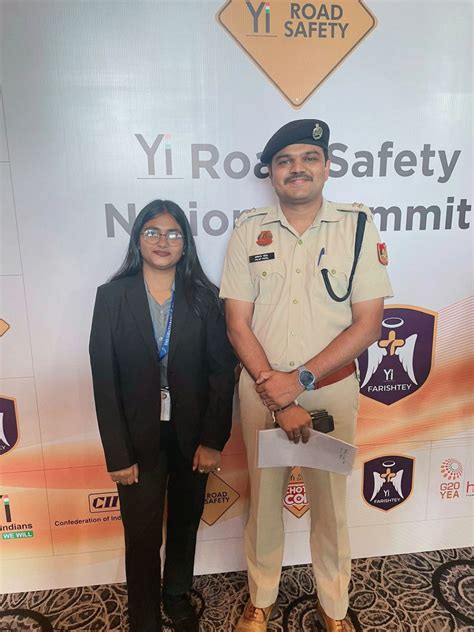 tanishq anand on linkedin some pictures of road safety event organised