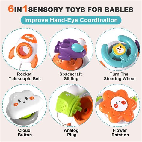 6 в 1 Busy Puzzle интерактивна играчка куб образователна и сензорна Монтесори за бебета деца