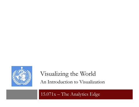 pdf an introduction to visualization 15 071x the analytics edge