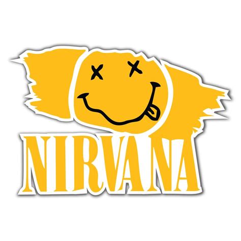 Nirvana Full Color Vinyl Decal Custom Size Sports Stickers Usa