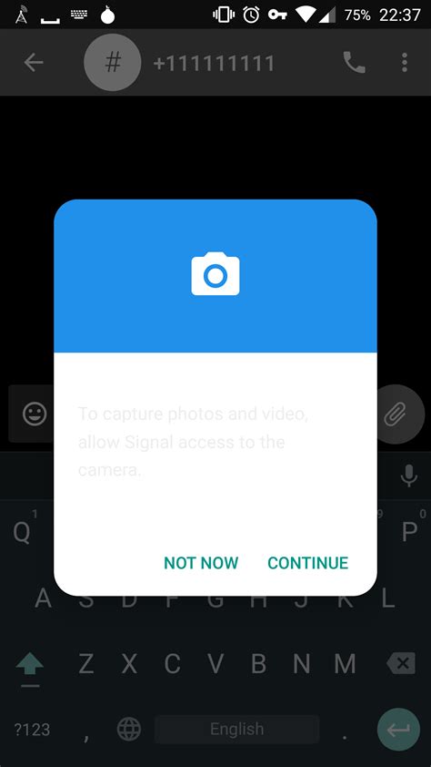 Permission Request Barely Readable With Dark Theme · Issue 7252 · Signalappsignal Android · Github