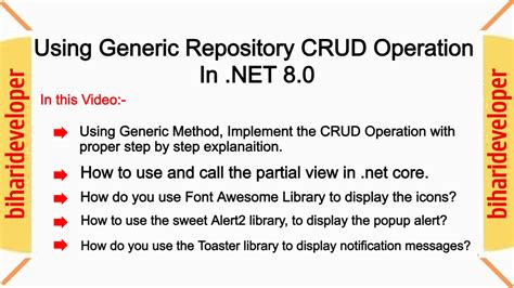 Github Rst9454generic Repository Crud Repository Offering A