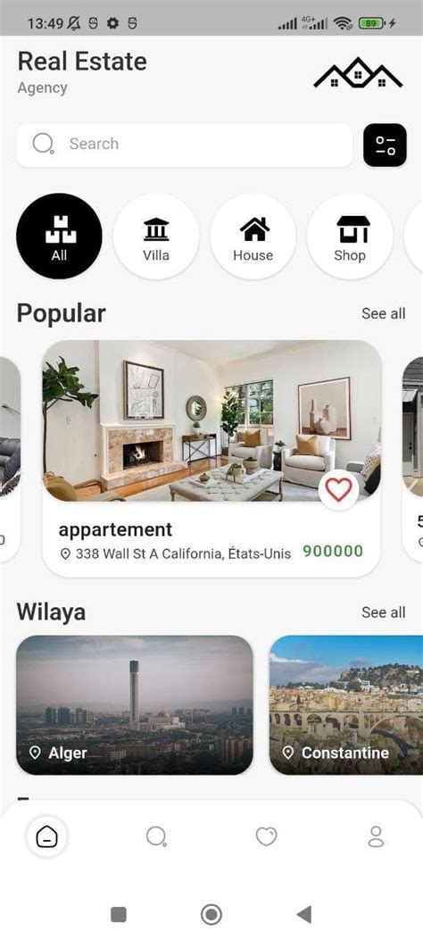 Real Estate Lib Screens Client Account Dart At Master Aymenkerrouche