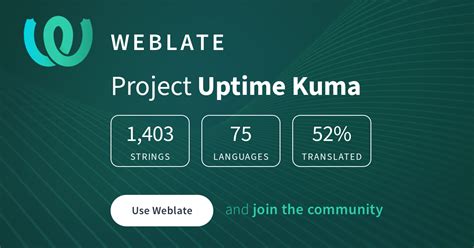 Uptime Kuma Uptime Kuma Weblate