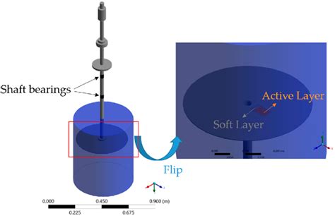 A Numerical Model Of The Test Rig When The Disk Was Submerged Inside Download Scientific
