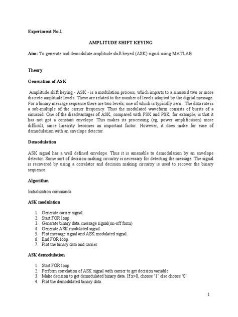matlab experiments pdf modulation computer data
