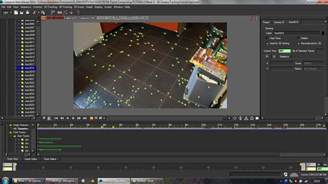 digital compositing 3d camera tracking with matchmover