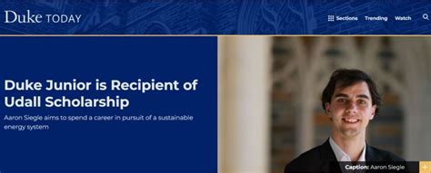 Im Honored To Be Selected As A 2025 Udall Scholar For Environmental Leadership