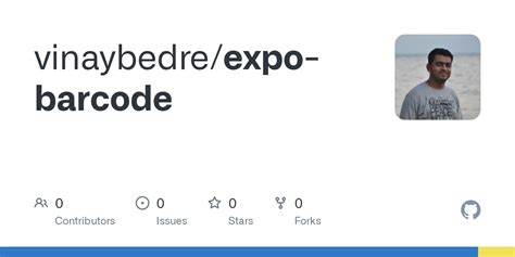 GitHub Vinaybedre Expo Barcode