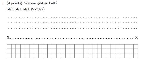 Indentation Grid Width Not Textwidth When Using Fillwithgrid Exam