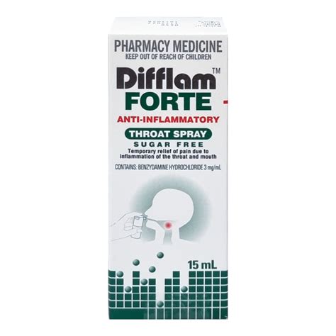 ดิฟแฟลม ฟอร์ท สเปรย์ Difflam Forte Spray 15ml Radutit9