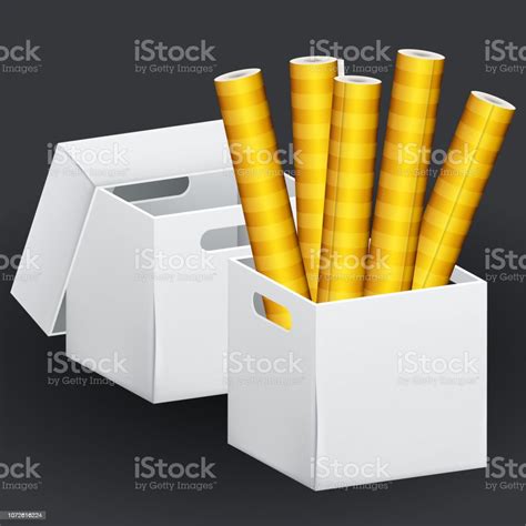 빈 골 판지 상자 포장 컨테이너입니다 벡터 일러스트 레이 션 고립 된 종이 상자 0명에 대한 스톡 벡터 아트 및 기타 이미지 0명 갈색 공란 Istock