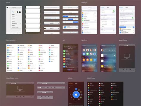 IOS 9 3 IPhone UI Kit For Sketch And AI Freebie Supply
